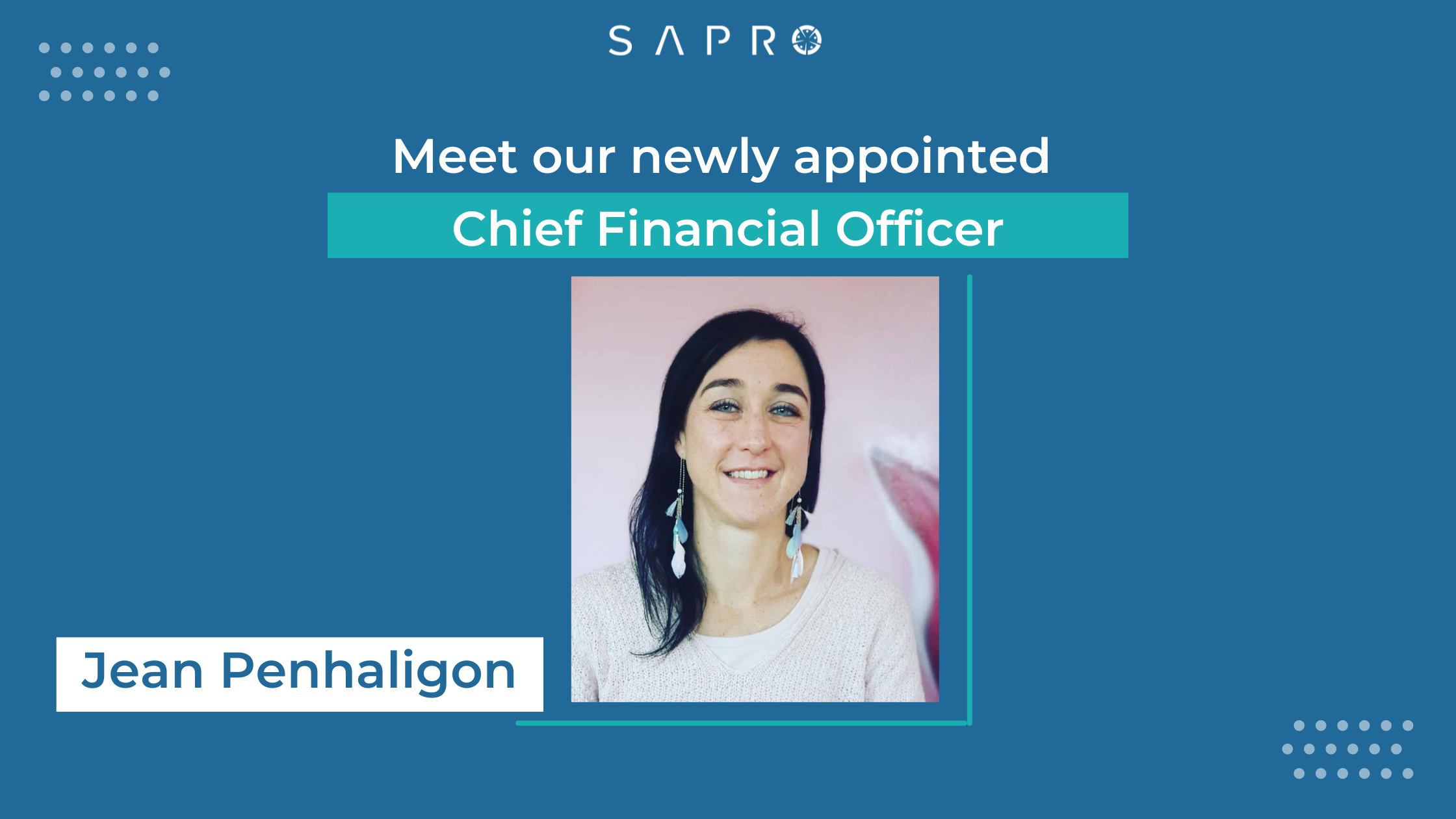 SAPRO CFO Announcement